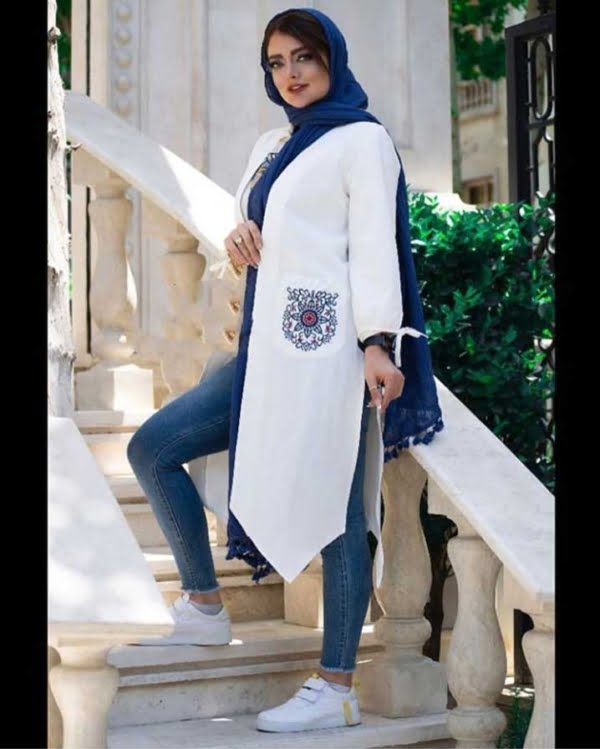 Women's Dress with Eslimi Floral Design - Persis Collection