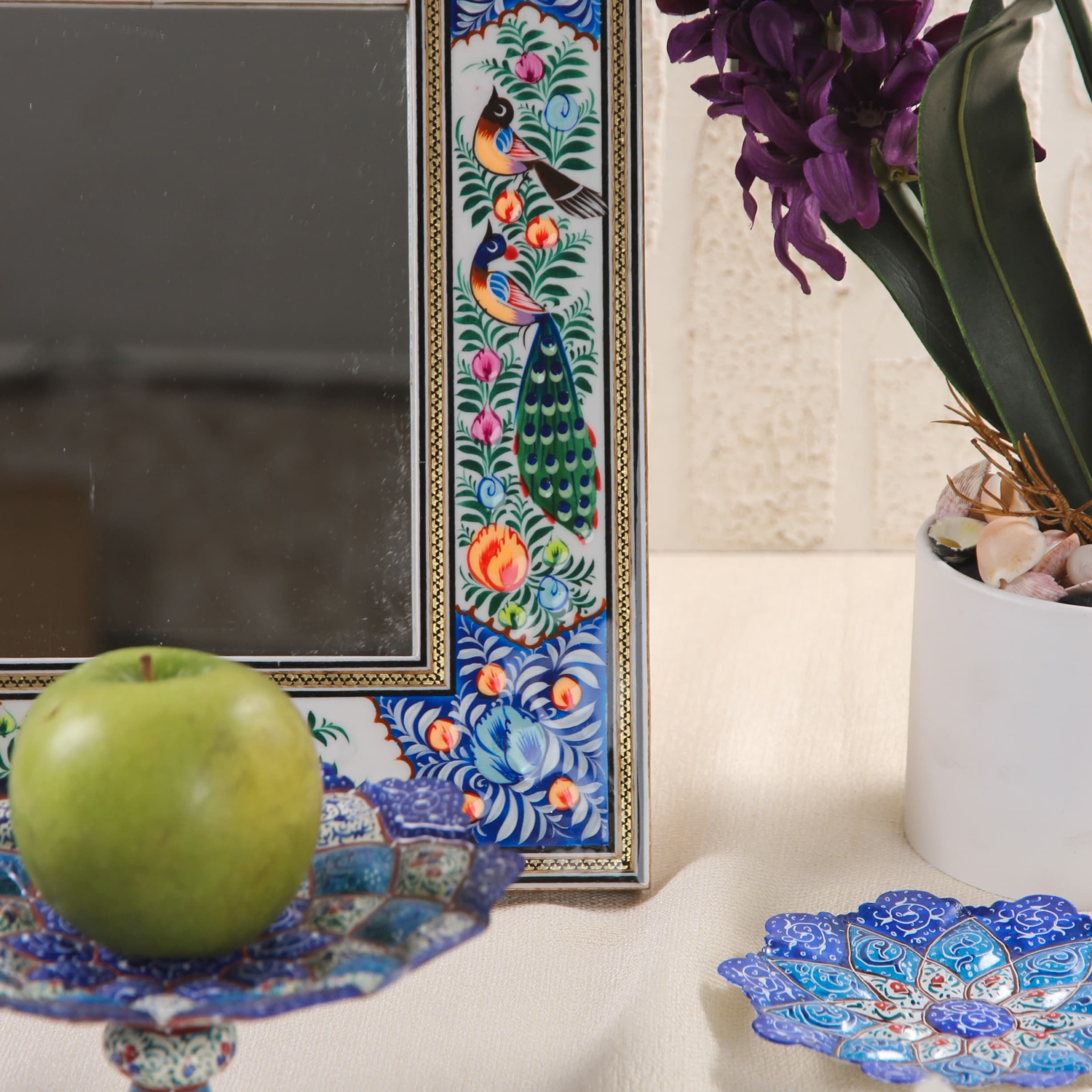 Minakari Haftsin And Khatam Kari Mirror Minakari Haftseen Set