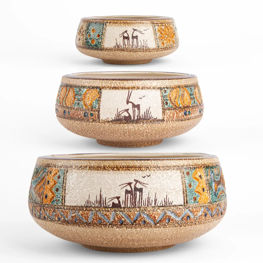 Persian Serveware Handmade Ceramic Bowl Set – Dinnerware