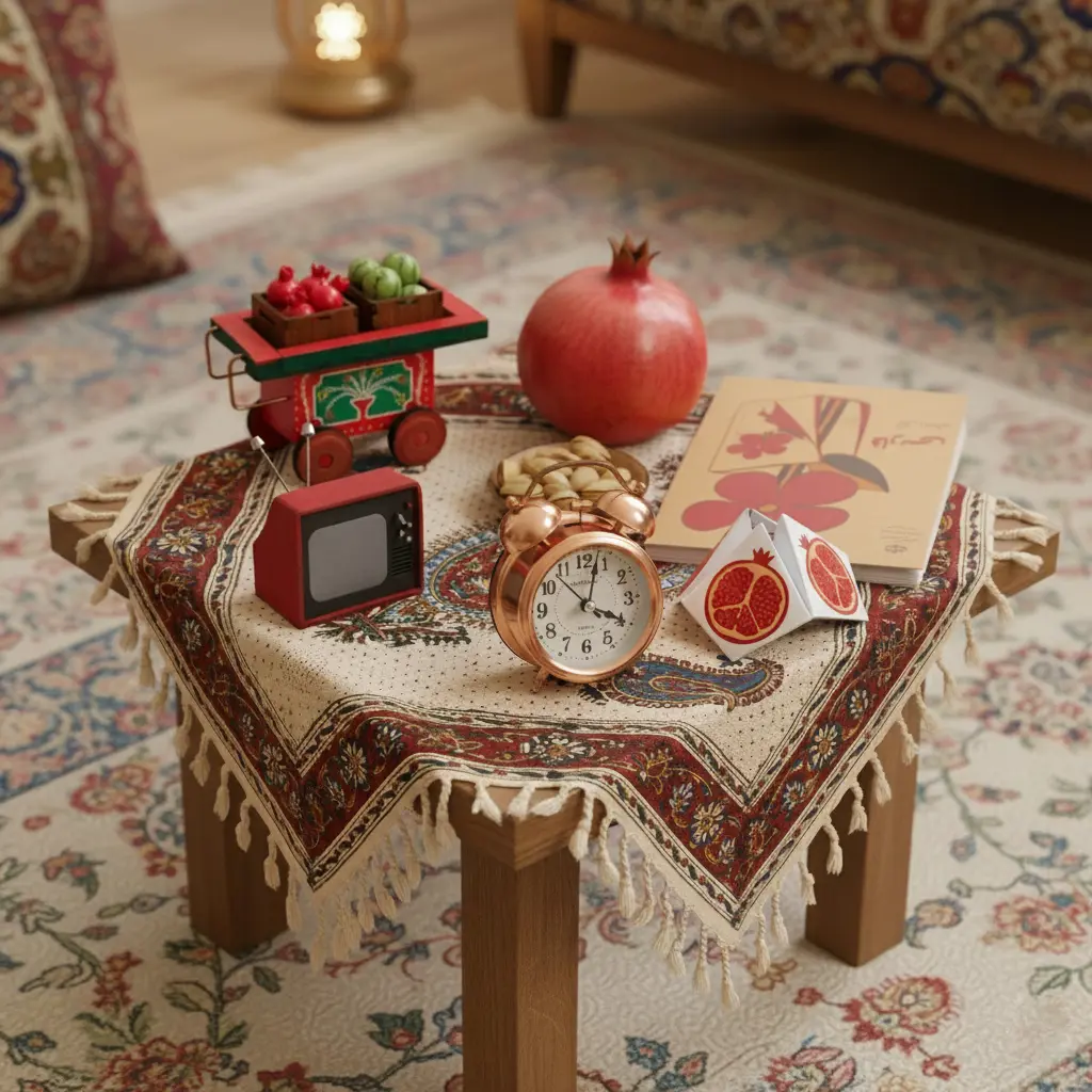 Nostalgic Yalda Gift Set | Traditional Persian Miniatures